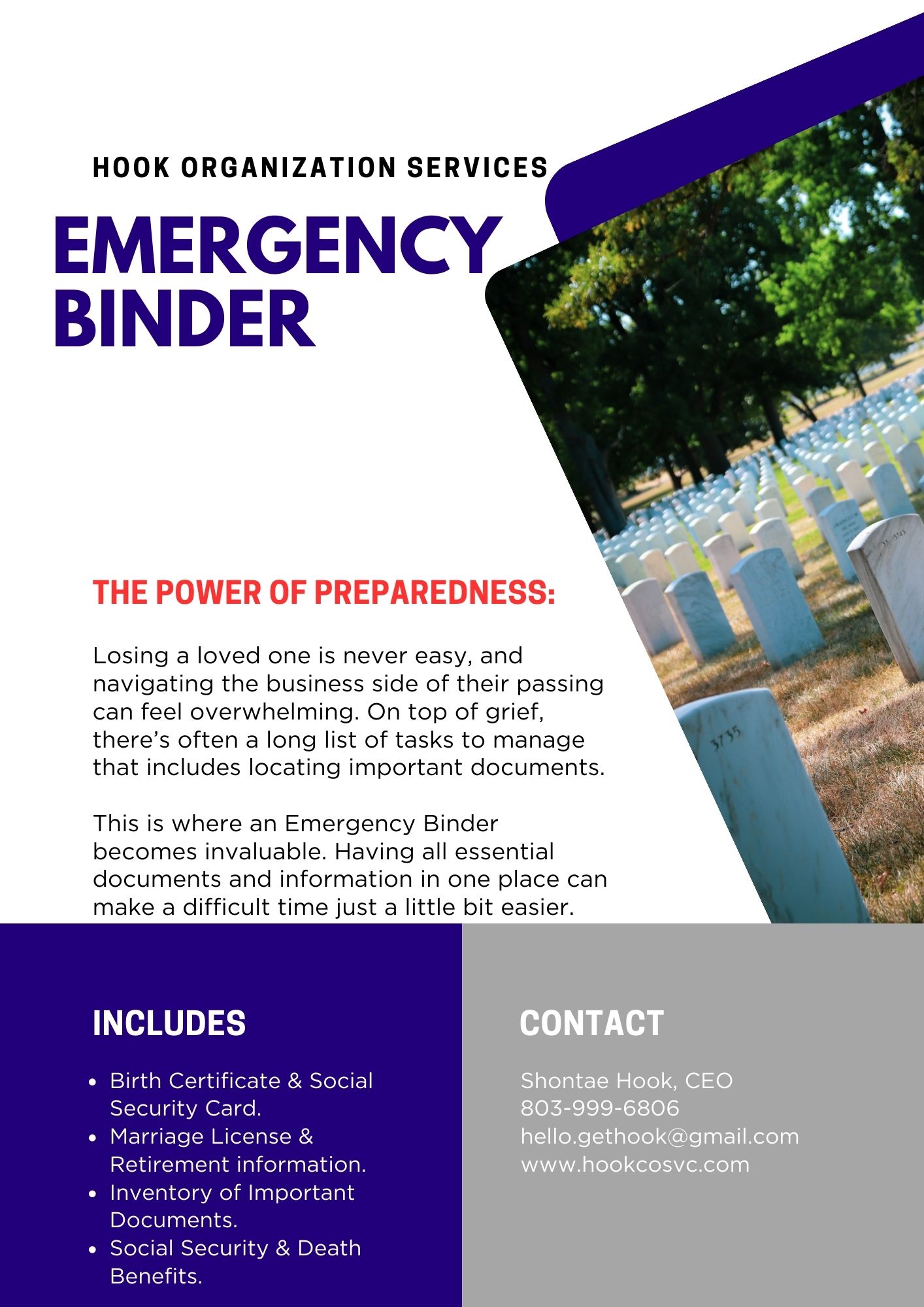 Grab-n-Go Binder – Service With Compassion during Your Time of Need